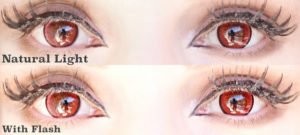 Scintillating Red Lenses: EOS New Adult Red — UNIQSO