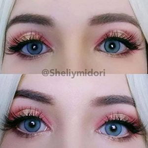 Gorgeous Natural Blue Contact Lenses for Brown Eyes — UNIQSO