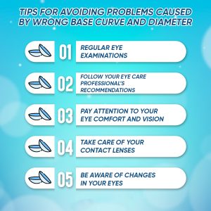 Wrong Base Curve & Diameter Symptoms For Contact Lenses